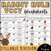 Free Rabbit Rule Words for Teaching VCCV Syllable Division - Empire ...