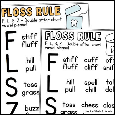 The FLOSS Rule: A Must-Teach Spelling Rule - Empire State Educate